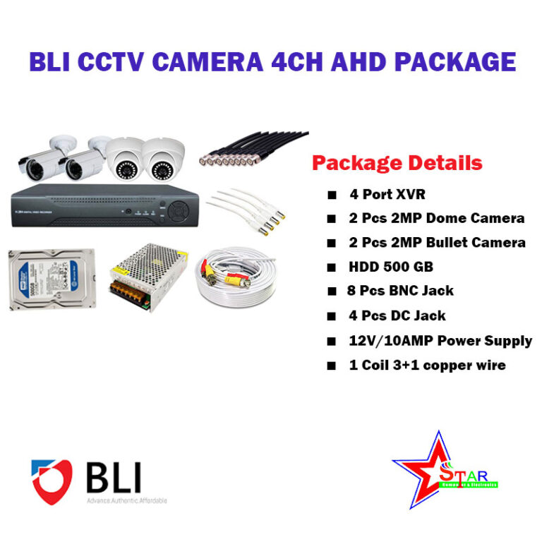 HIKVISION CCTV Camera 4 Channel Analog Package – Star Computer ...